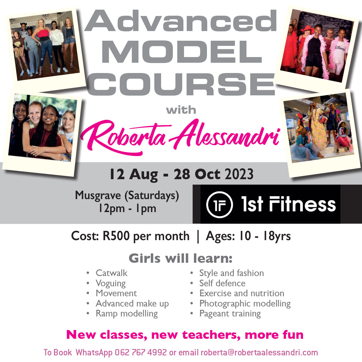 Advanced Model Workshop - Roberta Alessandri